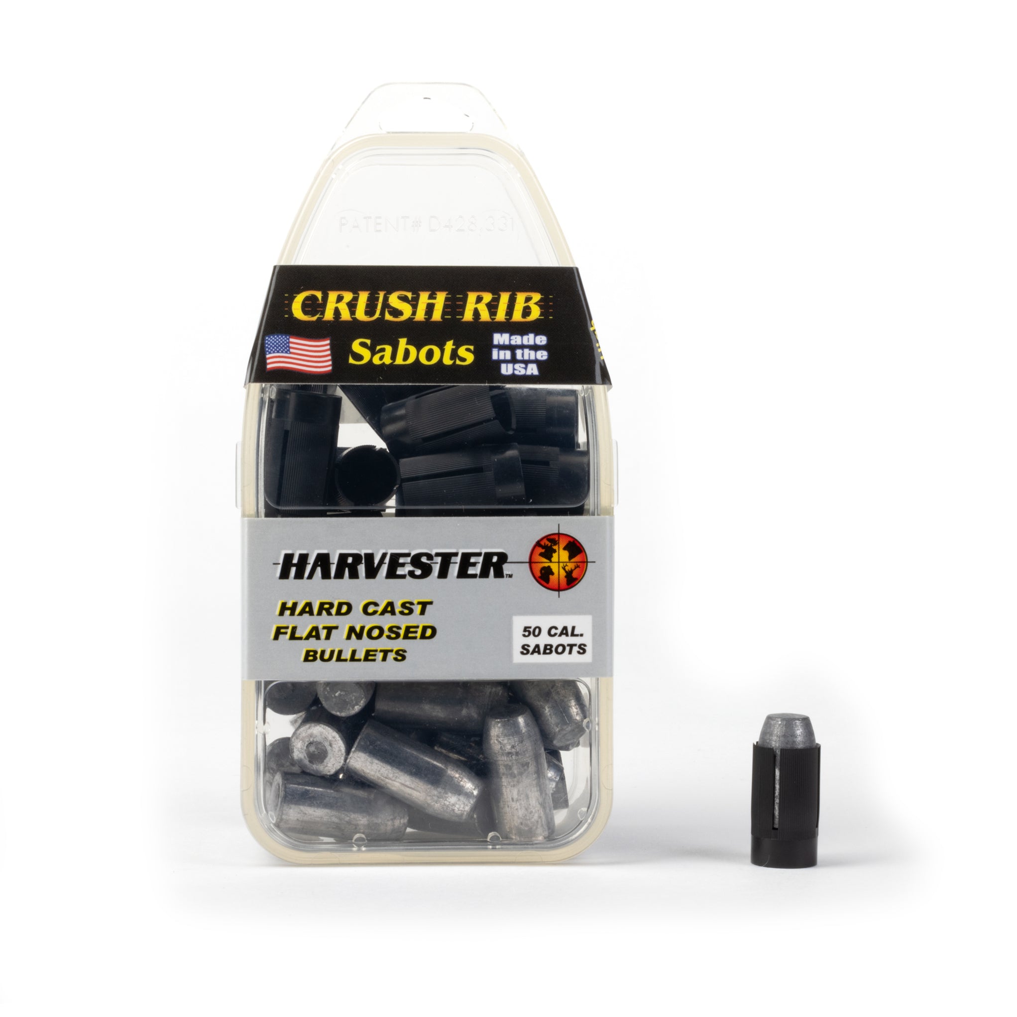 Hard Cast Bullets & Sabots - 50 Caliber - 330 Grain .451 Caliber Bulle ...