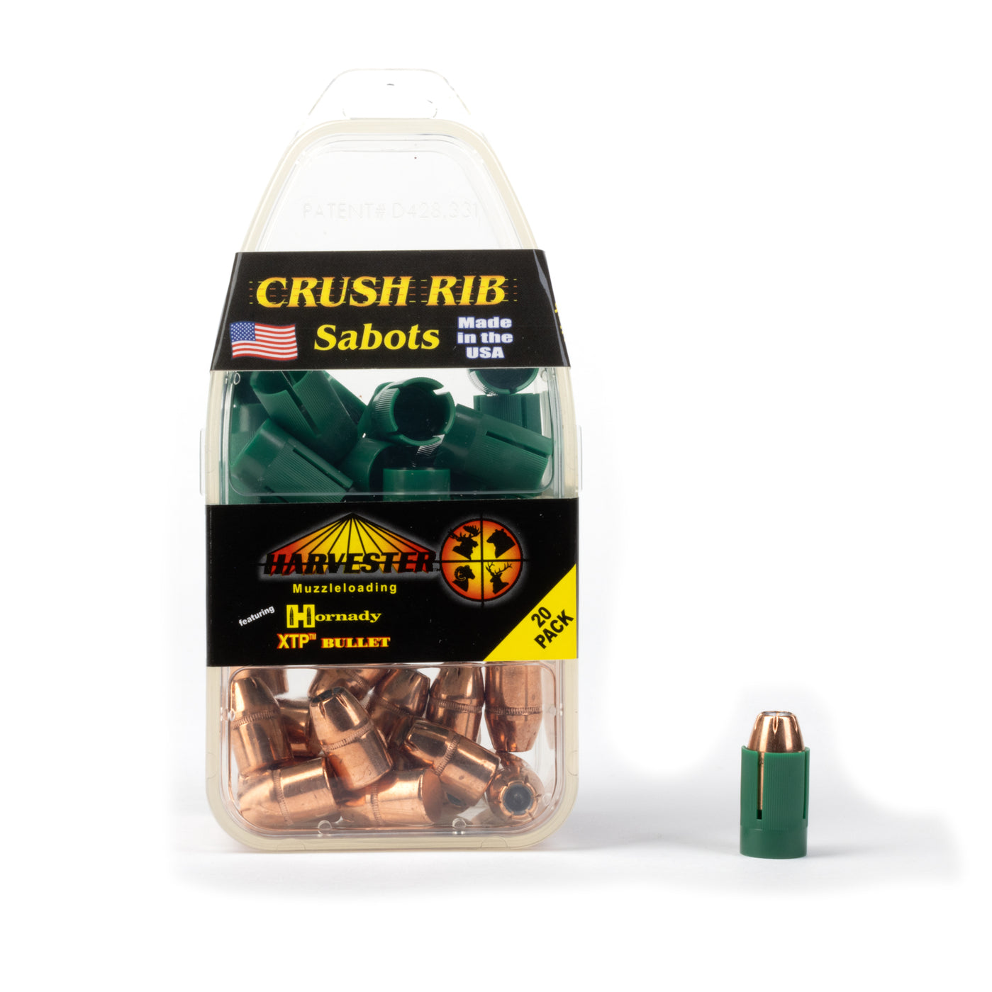 Hornady XTP Bullets - 50 Caliber Sabots - 240 Grain .430 Bullets (12 o ...