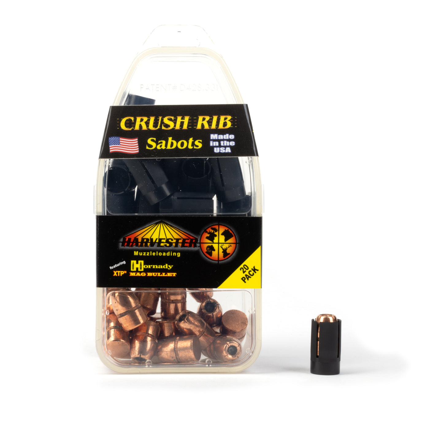 Hornady XTP MAG Bullets - 50 Caliber Sabots - 240 Grain .452 Bullets ...